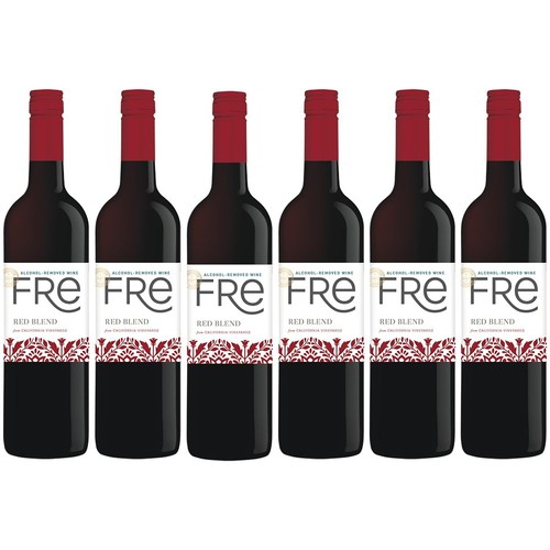 Sutter Home Fre Red Blend Non-Alcoholic Red Wine Experience Bundle with ...