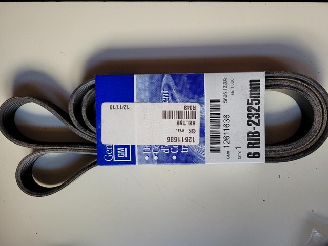 Serpentine Belt ACDelco GM Original Equipment 12611636 for sale online ...