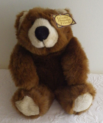 Loveable Huggable Friends Brown Bear 13" Stuffed Animal Plush NWT | eBay