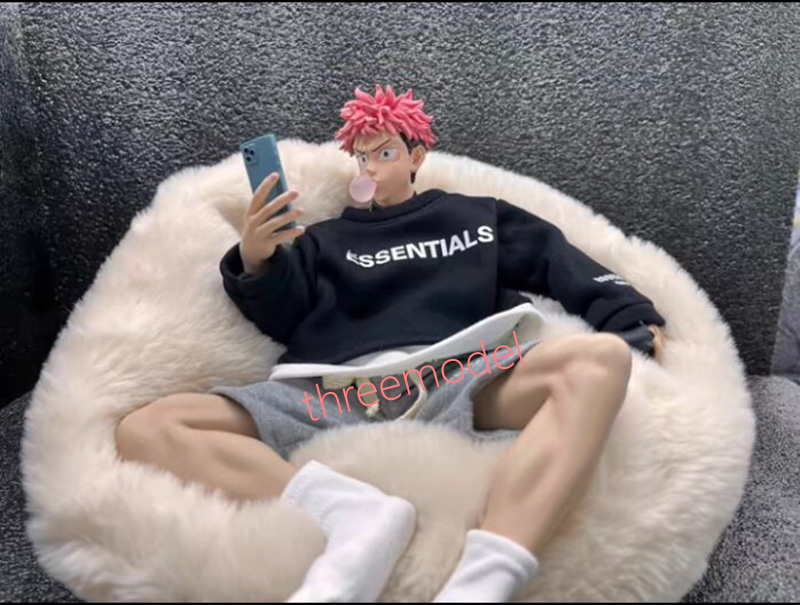 YGNN Studio 1/6 Jujutsu Kaisen Lazy Sofa Yuji Itadori Resin Model ...