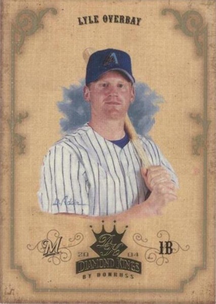 2004 Donruss Diamond Kings - Gold #101 Lyle Overbay /15 for sale online ...