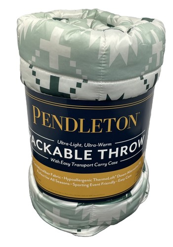 Pendleton Spider Rock Packable Throw Ultra Light Warm Navy Sage NEW Fast Ship 750105173979| eBay