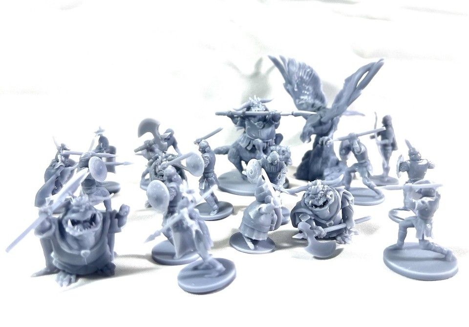 Eagle Battle Pack, 4 Mini Resin Figures Rankin Bass The Hobbit Lord Of ...