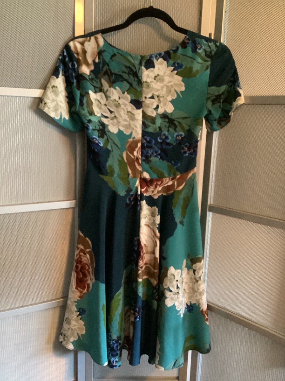 Anthropologie COREY LYNN CALTER Blue Floral Paeonia d… - Gem