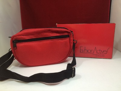 Avon Fashion Actives Handbag red with black Trim Shoulder strap NIB | eBay