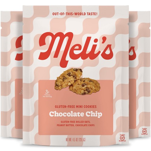 Meli’s Mini Cookies - Chocolate Chip - Gluten Free Snacks, Plant Based ...