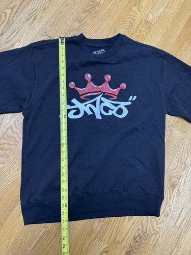 Vintage JNCO Jeans Crown Logo Embroidered Sweatshirt Size M | eBay