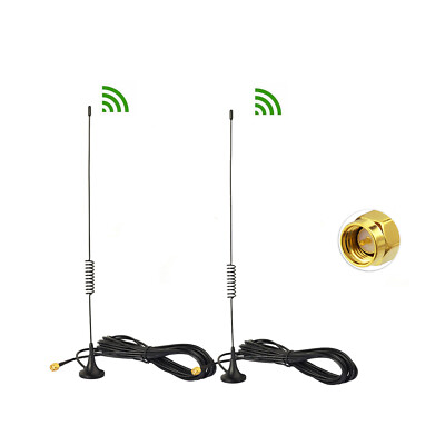 2x 4G External Magnetic Antenna SMA For Huawei B715 B315 B525 E5186 ...