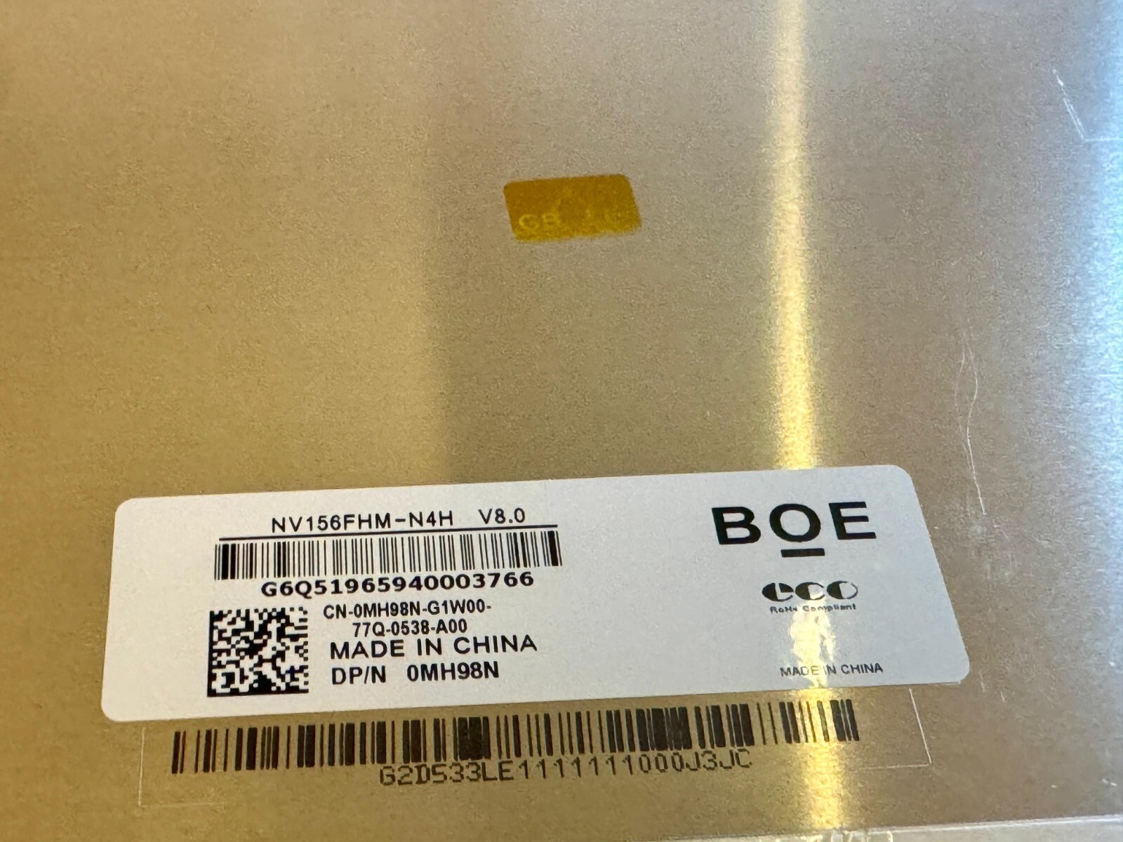 B156HAN02.5 Compatible 15.6 Inch LCD Screen Replacement - FHD 1920x1080 ...