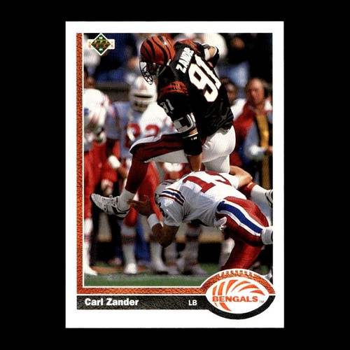 Carl Zander 1991 Upper Deck Cincinnati Bengals #223 R324J 5 | eBay