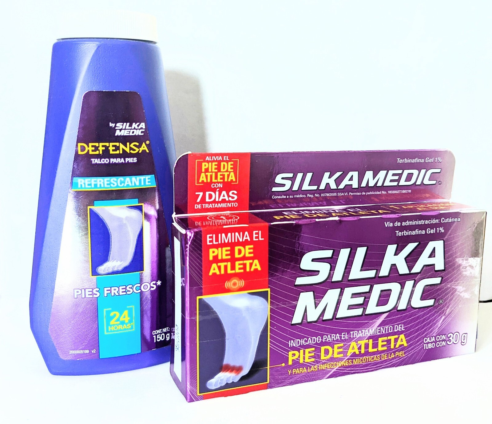 SILKA MEDIC TALCO REFRESCANTE PIE DE ATLETATALCUM POWDER FOR ATHLETES ...