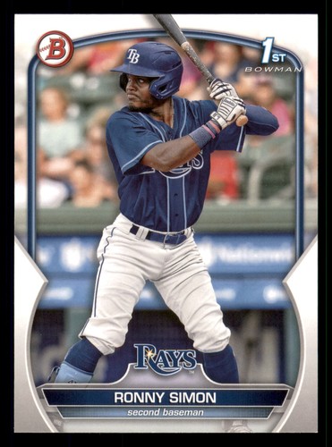 2023 Bowman Ronny Simon #BP-112 FBC Tampa Bay Rays Baseball Card | eBay