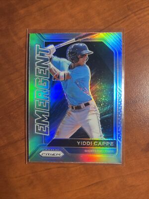 Yiddi Cappe 2021 Panini Prizm Emergent Silver Prizm RC No. EM7 | eBay