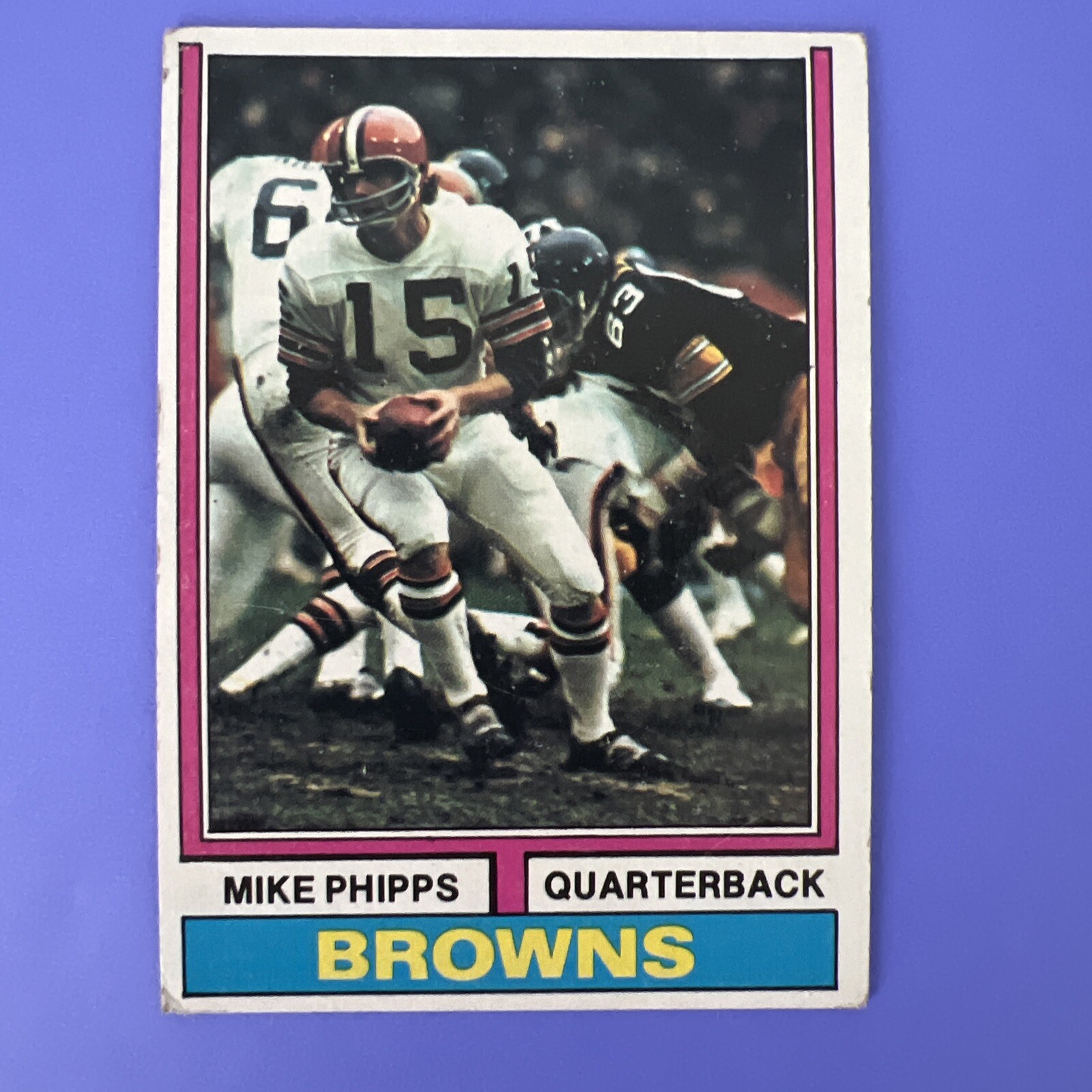 1974 Topps - #87 Mike Phipps Cleveland Browns Allstar QB | eBay