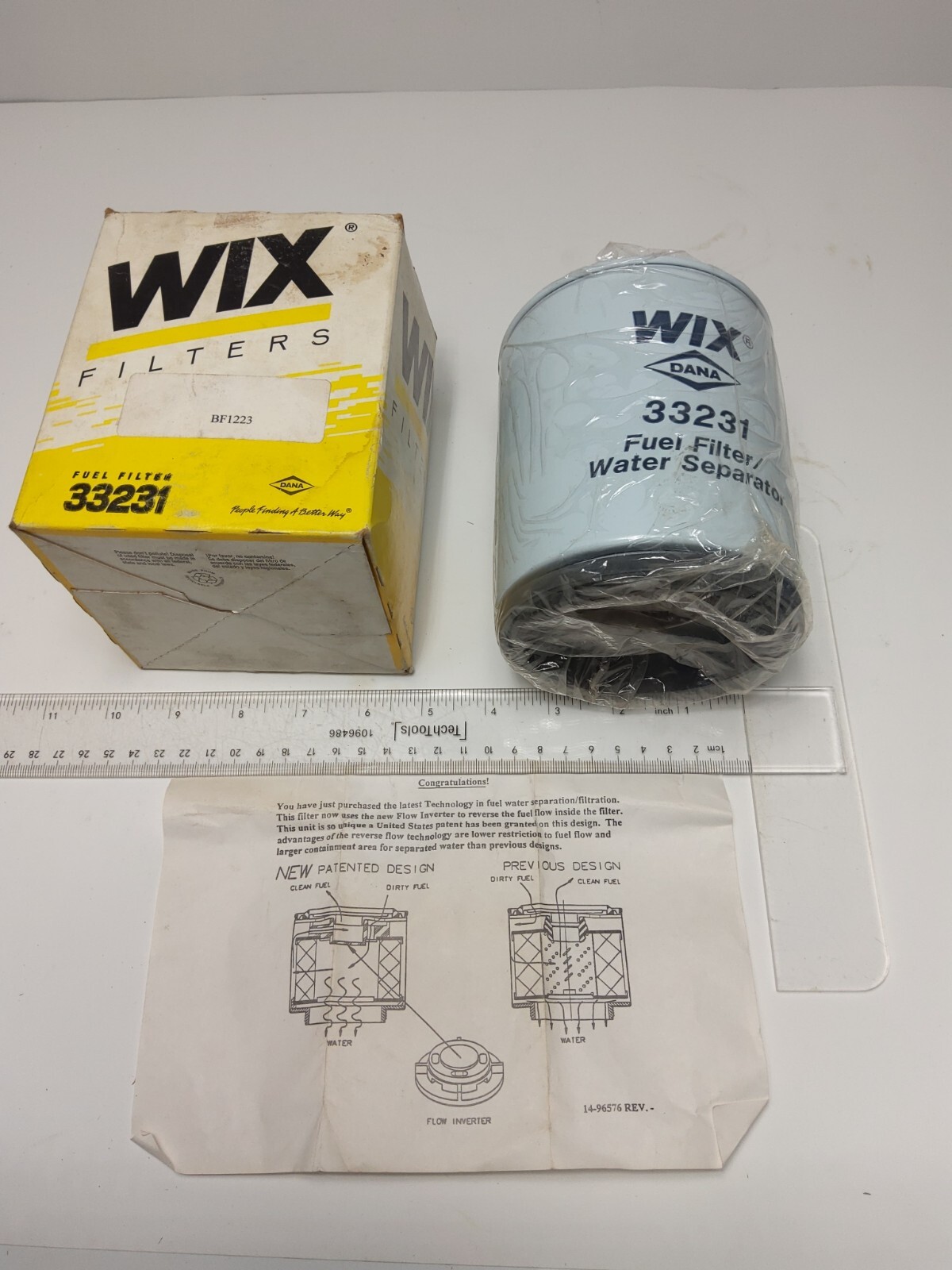 WIX 33231 - Fuel filter cross reference