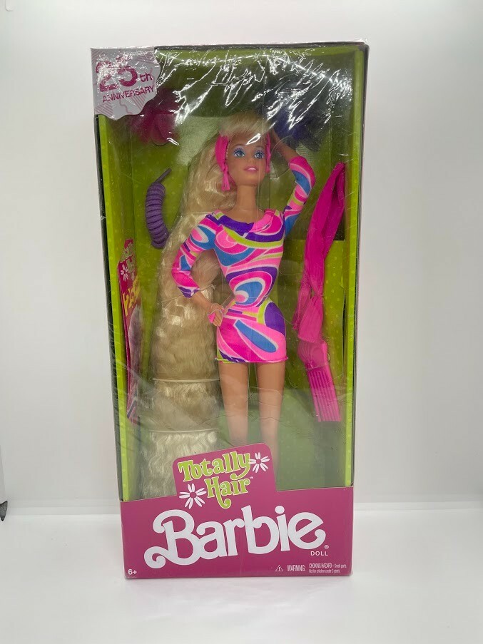 Mattel MATTEL Barbie Totally Hair 25th Anniversary Doll DWF49 | eBay
