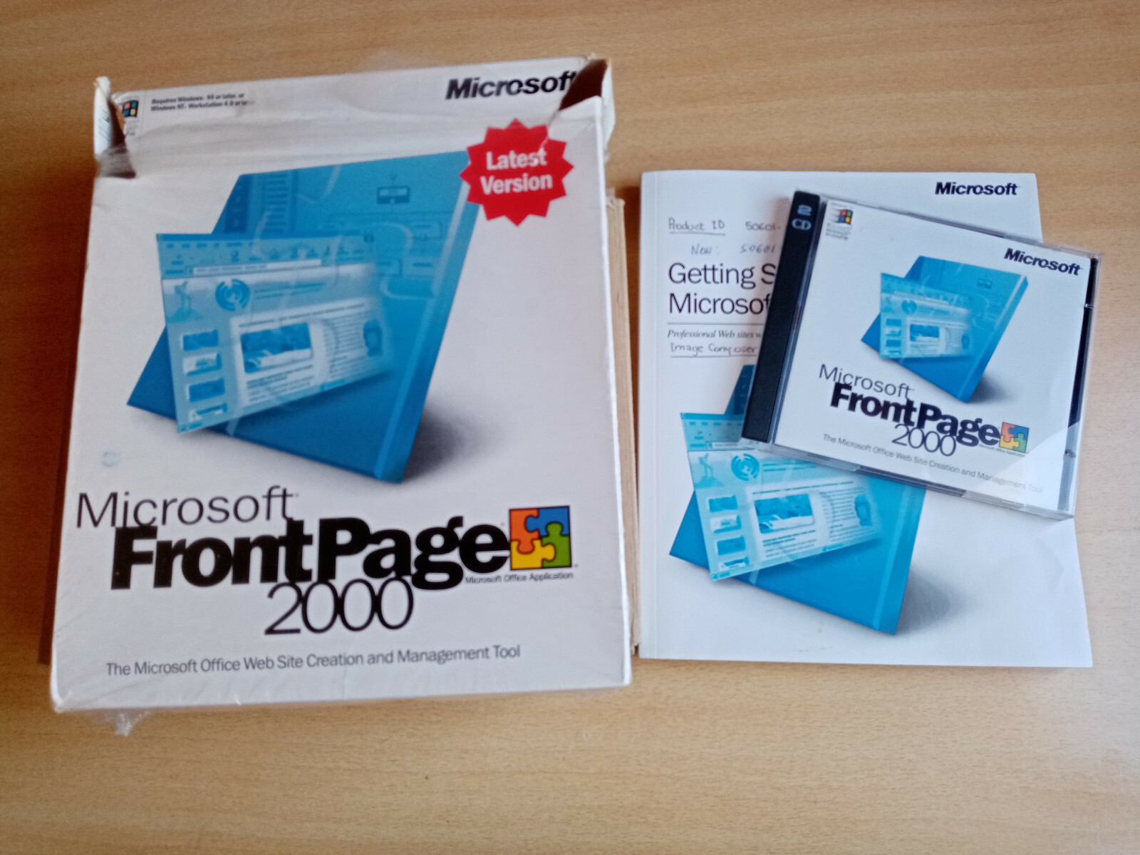 Microsoft FrontPage 2000 With Product Key | eBay