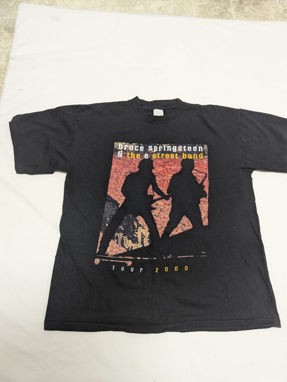 ORIGINAL VINTAGE 2000 BRUCE SPRINGSTEEN BAND TOUR T-S… - Gem