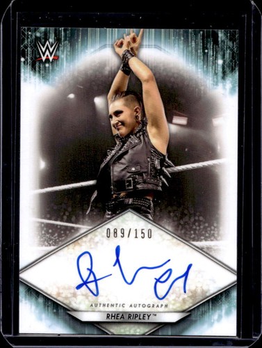 2021 Topps WWE Rhea Ripley Auto #/150 #A-RH | eBay
