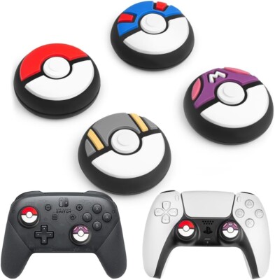 3D Pokemon 4X Thumb Grips For Xbox Series X/S, Xbox One controller ...