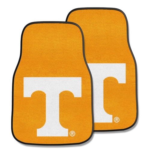 Fanmats 5078 Tennessee Volunteers Front 2Pc Logo Carpet Car Mat Set ...