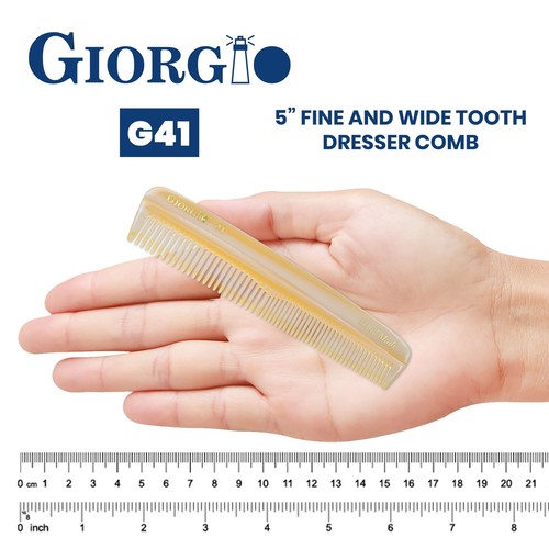 5.1" Handmade Fine and Wide Tooth Pocket Dressing Comb | eBay