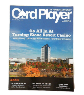 CARD PLAYER MAGAZINE SEPTEMBER 28,2016 VOL. 29/ NO. 20 POKER - MINT | eBay