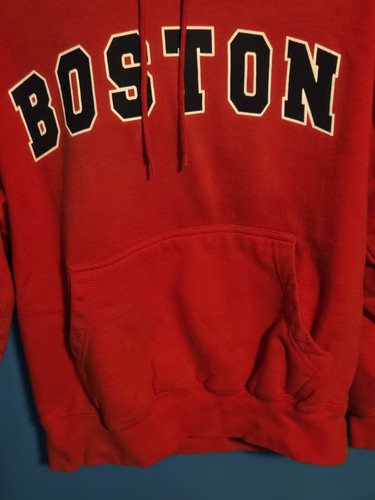 Authentic Bay State Apparel Boston Hooded Sweatshirt Size Small Men ...