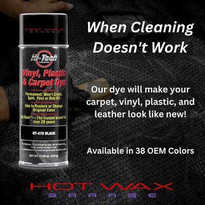 Hi-Tech Vinyl, Plastic & Carpet Dye – Black HT-470 | eBay