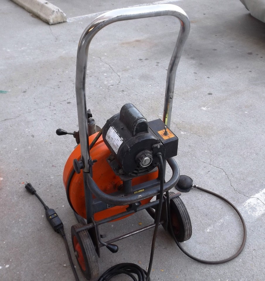 GENERAL SewerRooter T-3 Combination Sewer Machine Power Drain Cleaner ...
