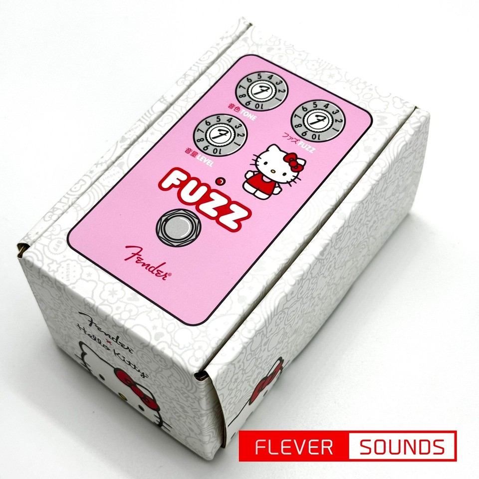 Fender Hello Kitty Fuzz Pink Guitar Effect Pedal Fender x Hello Kitty ...