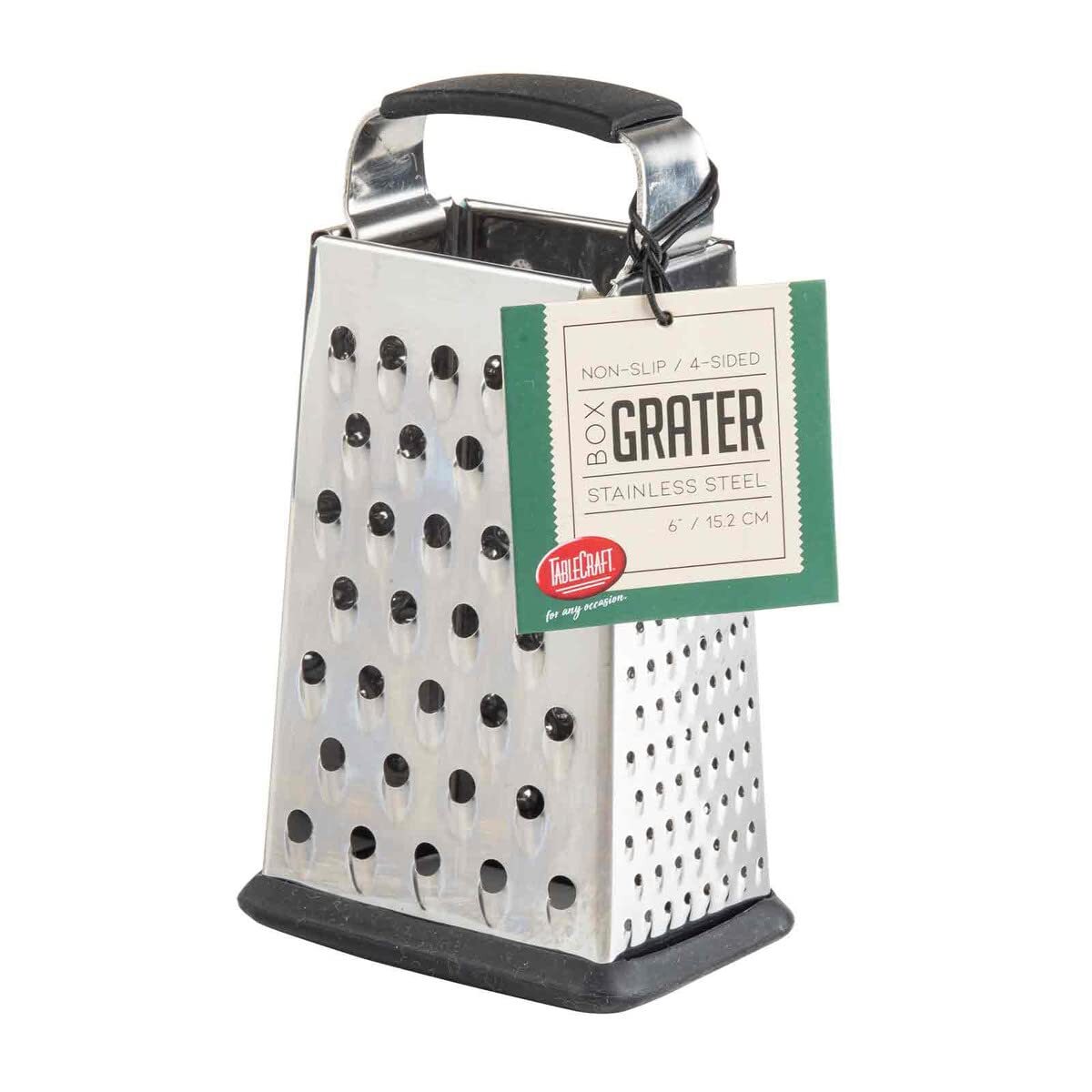 Stainless Steel Cheese Grater Professional Handheld 4 Sided Kitchen ...