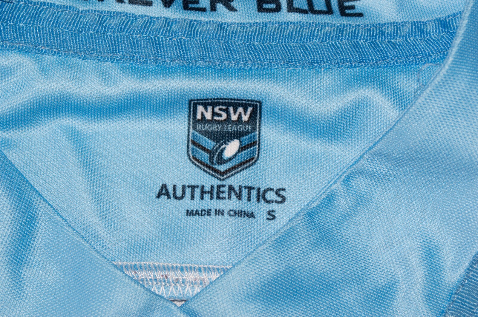 South Wales Rugby Union Jersey 2017 NSWRL Blue Rugby Mens Shirt Size ...