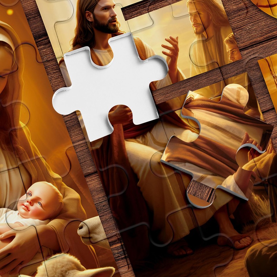 Christian Puzzles for Adults 1000 Pieces Jesus Christ Puzzle Jigsaw ...