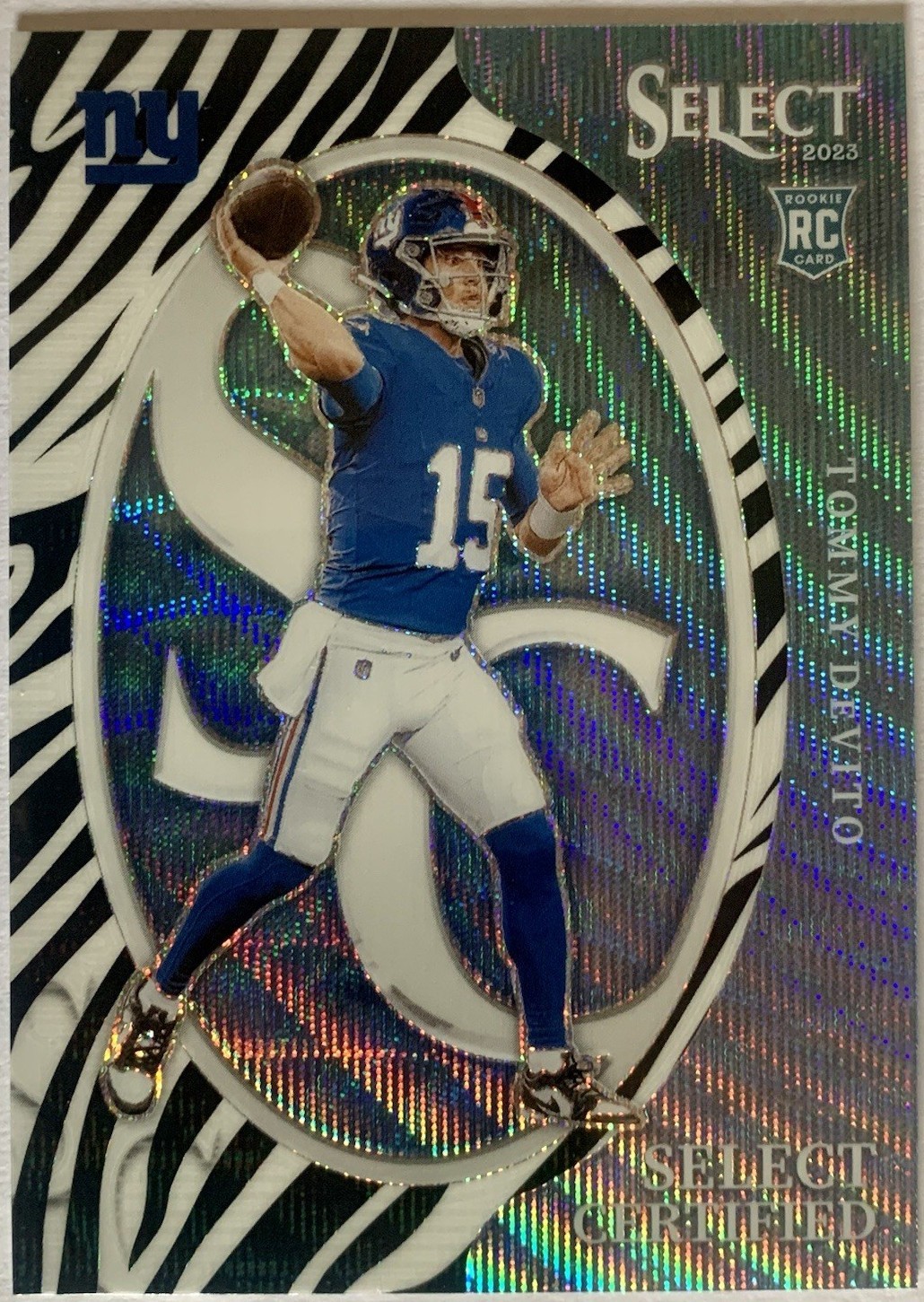 2023 Panini Select - Select Certified Rookies Tommy DeVito #CRO-TDE ...