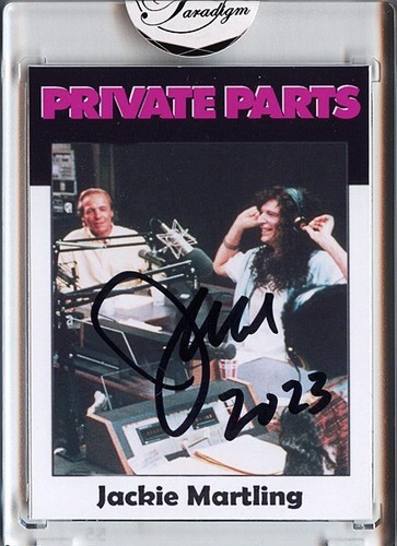 -Howard Stern's Private Parts- Jackie Martling Signed/Autograph/Auto ...