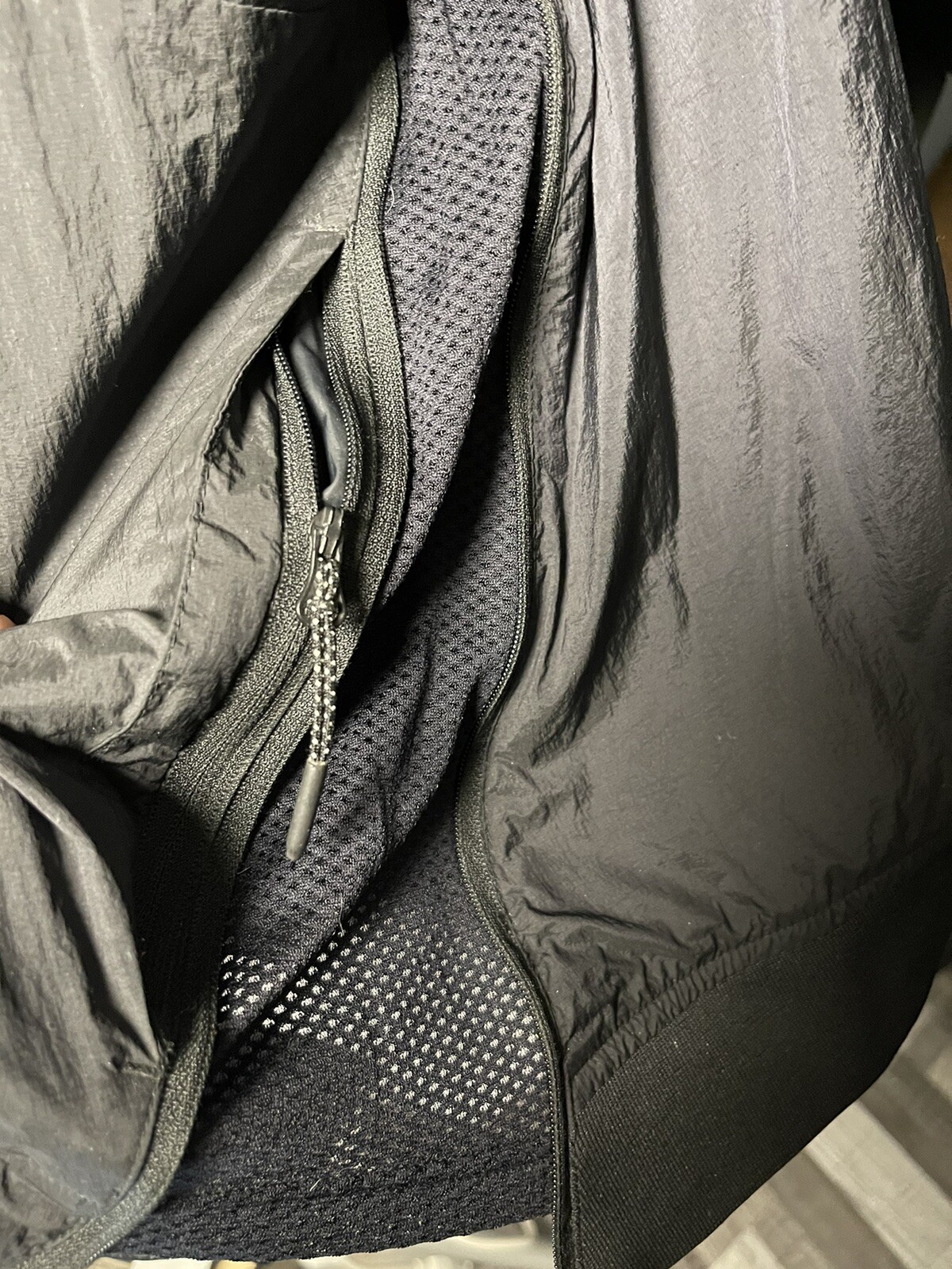 NIKE Tech Pack Hypermesh Varsity Zip up Jacket Black … - Gem