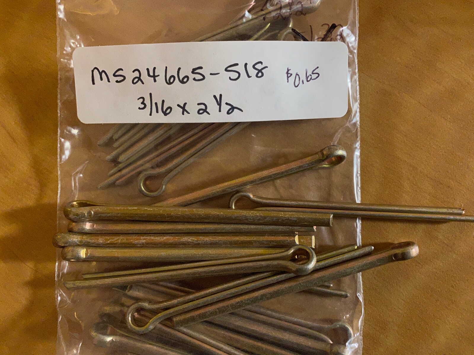 Aviation Cotter Pins MS24665-518 3/16' X 2 1/2" | eBay