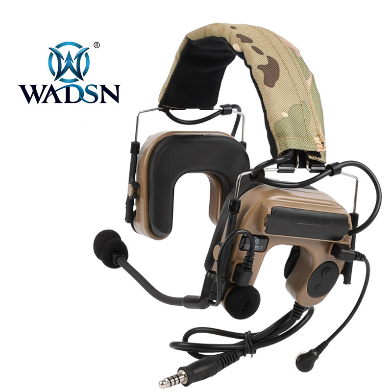 WADSN U type C4 Tactical Pickup Noise Reduction Headset | eBay