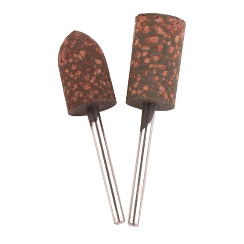 100Pcs Rubber Abrasive 3mm Handle Grinding Head for Polishing Rotary ...