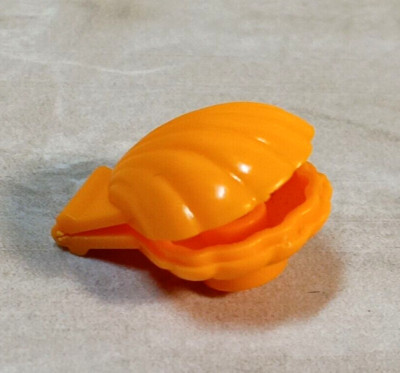 LEGO Orange Clamshell 1999 Sea Life Star Wars OCEAN CLAM SHELL Mermaid ...