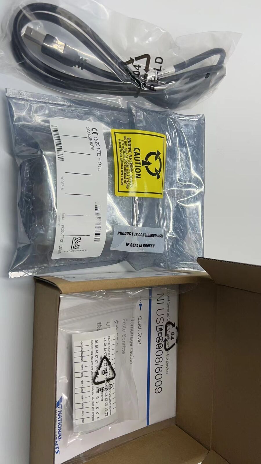 National Instruments USB-6009 Data Acquisition Card NI DAQ ...