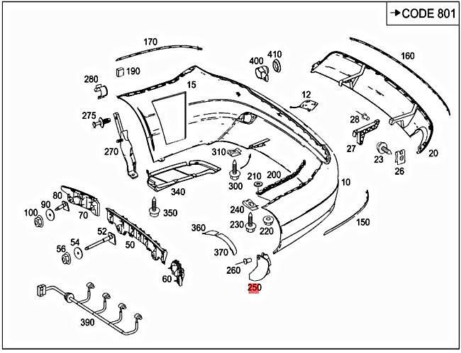 Mercedes-Benz 2048856423 Genuine OEM Filler Cover for sale online | eBay