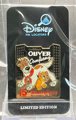 Disney 2003 Oliver & Company 15th Anniversary LE 2500 Pin | eBay