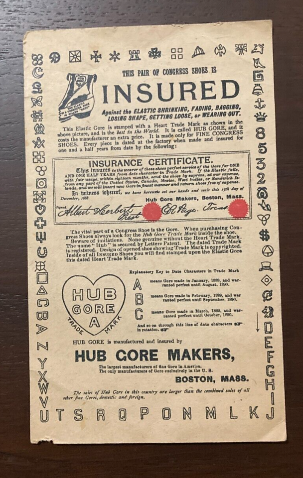 Antique Uncle Sam Edison 1893 Columbian Expo Trade Card - Hub Gore ...