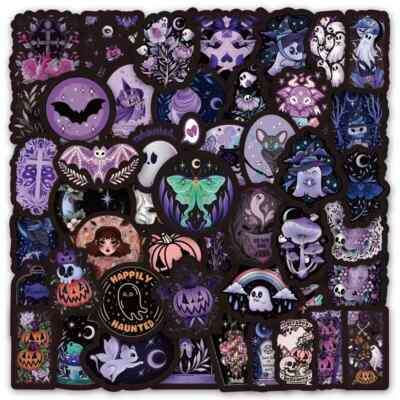 60 Pack of Cute Gothic Stickers for Laptop/Water Bottle/Kindle/Tumbler ...