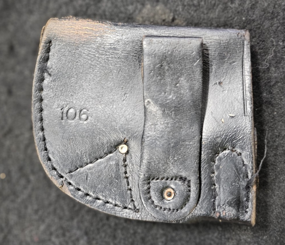 BUCK 106 HATCHET, HUNTER AXE, LEATHER SHEATH, WOOD HANDLE, FREE ...