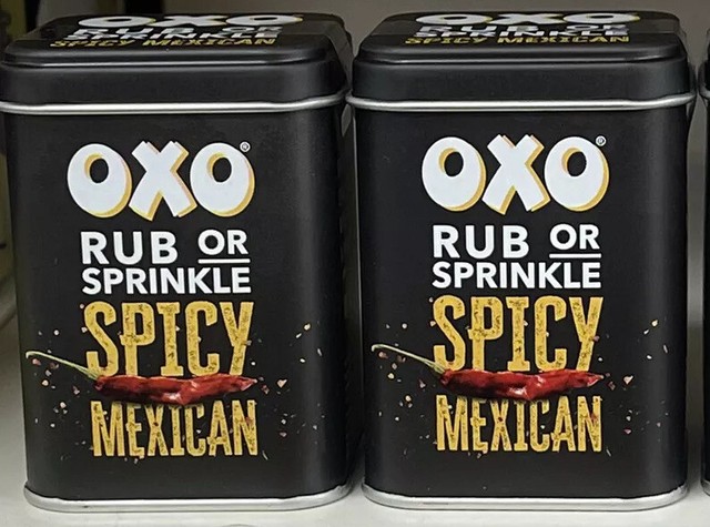 Oxo Spicy Mexican Rub/Sprinkle For Meat Fish Marinade BBQ FLAVOURSOME ...