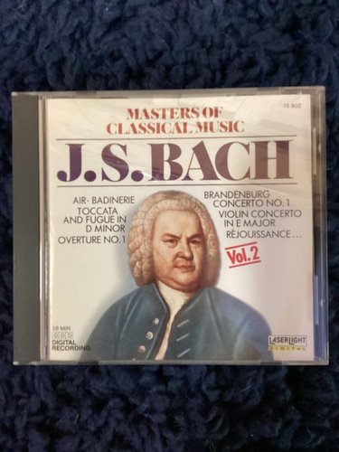 J. S. Bach Masters Of Classical Music Vol 2 (CD 1988) Very Good | eBay