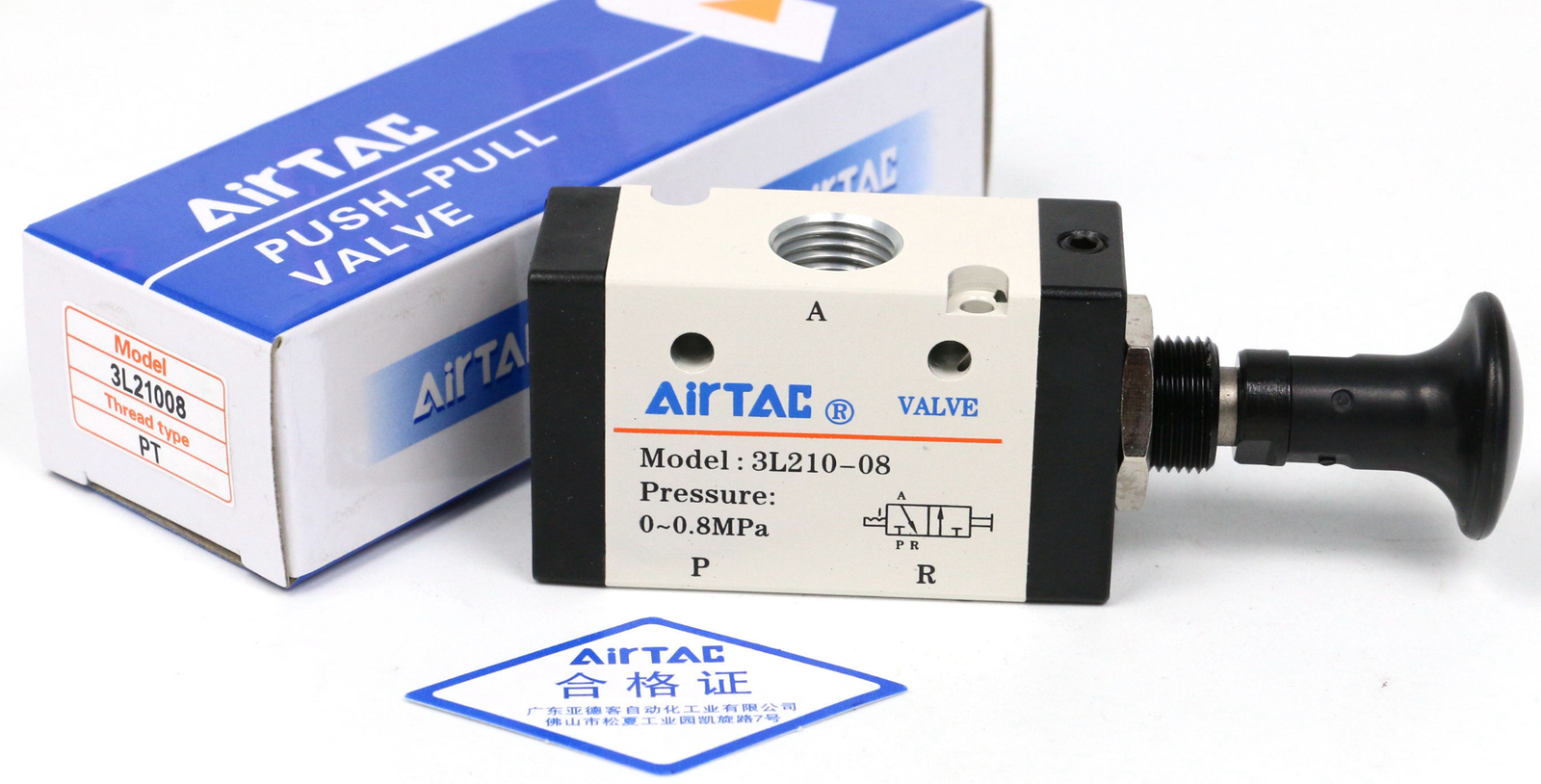 AIRTAC Switching valves Hand-pull valves 3L210-08 | eBay